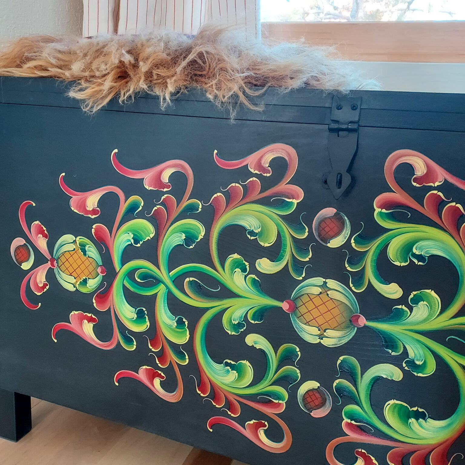 Tara Austin: Modern Rosemaling Rooted in Nature - Northern Wilds Magazine