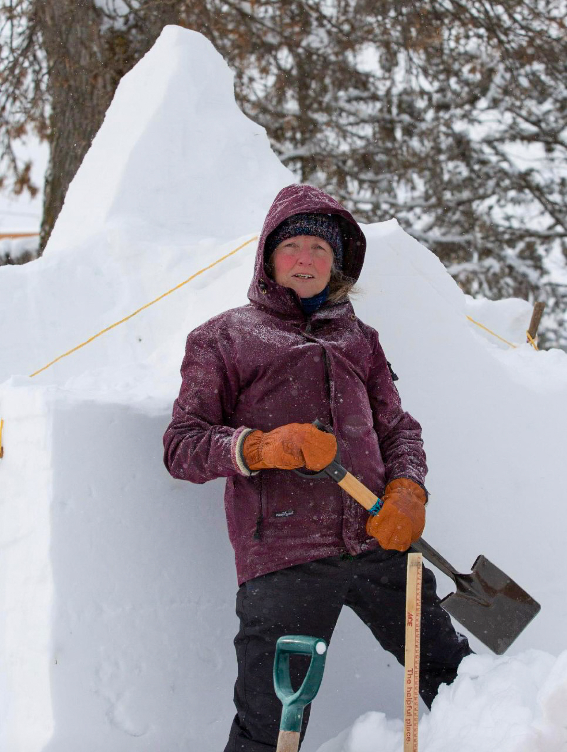Snow Carving with Nancy Scheibe - Northern Wilds Magazine