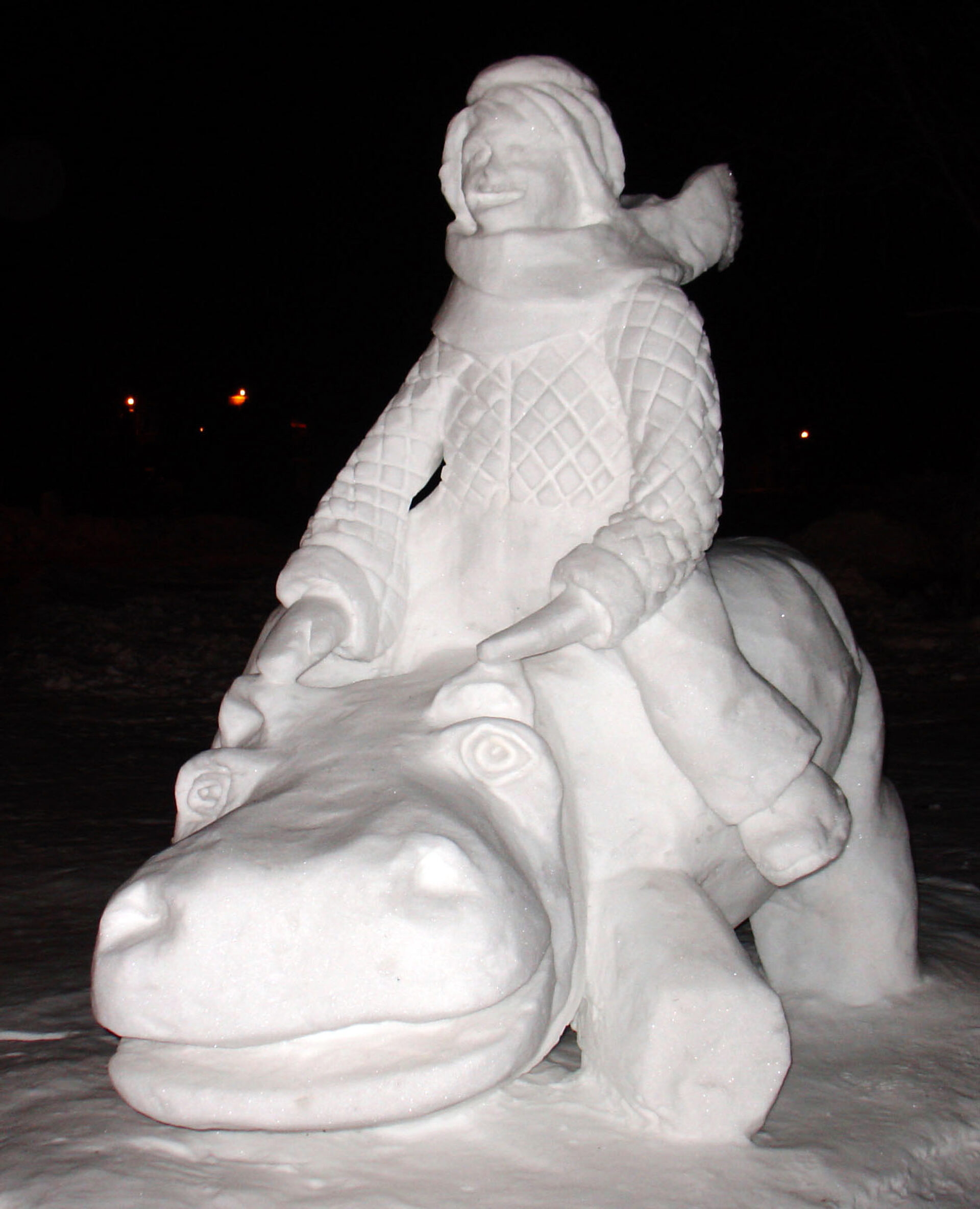 Snow Carving with Nancy Scheibe - Northern Wilds Magazine
